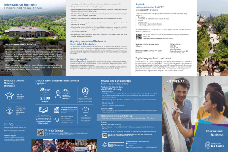 Brochure International Business | PDF | Postgraduate Education ...