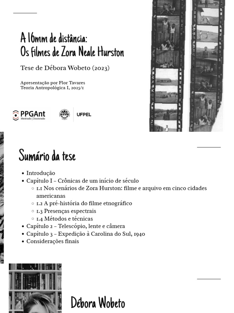 Filmes de Zora Neale Hurston na Antropologia | PDF | Antropologia ...