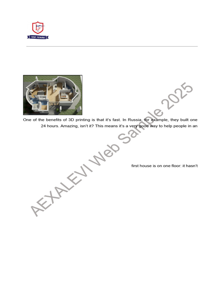 3D Printing: Revolutionizing Housing | PDF | Linguistics | Grammar