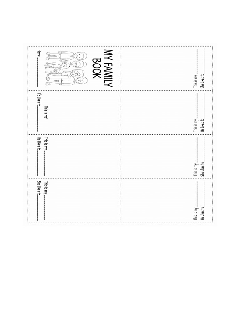 My Family Printable Book 25133.Png | PDF