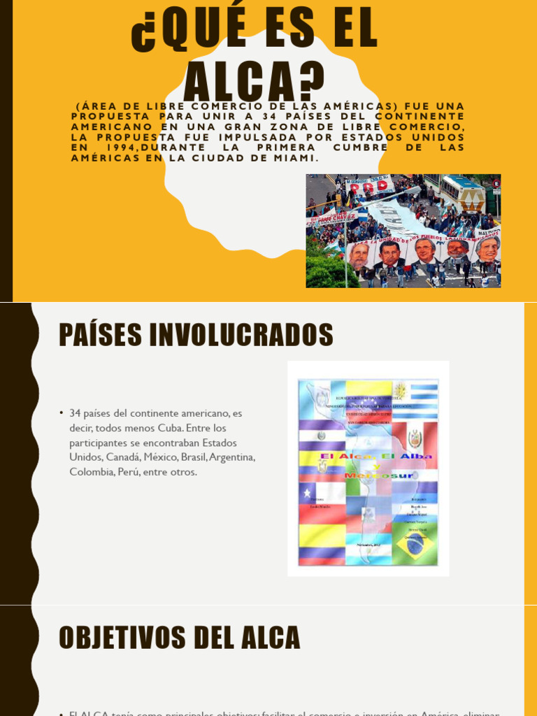 Definición y Fracaso del ALCA | PDF