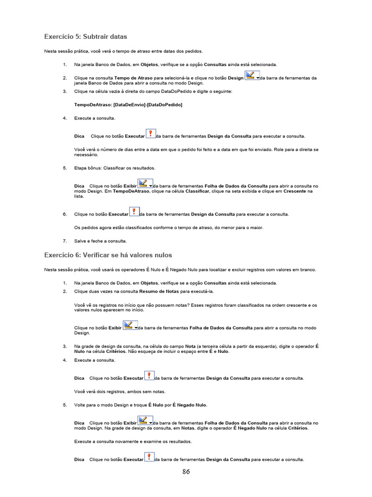 5166 - Apostila Completa de Microsoft Access 2003-86 | PDF | Informática