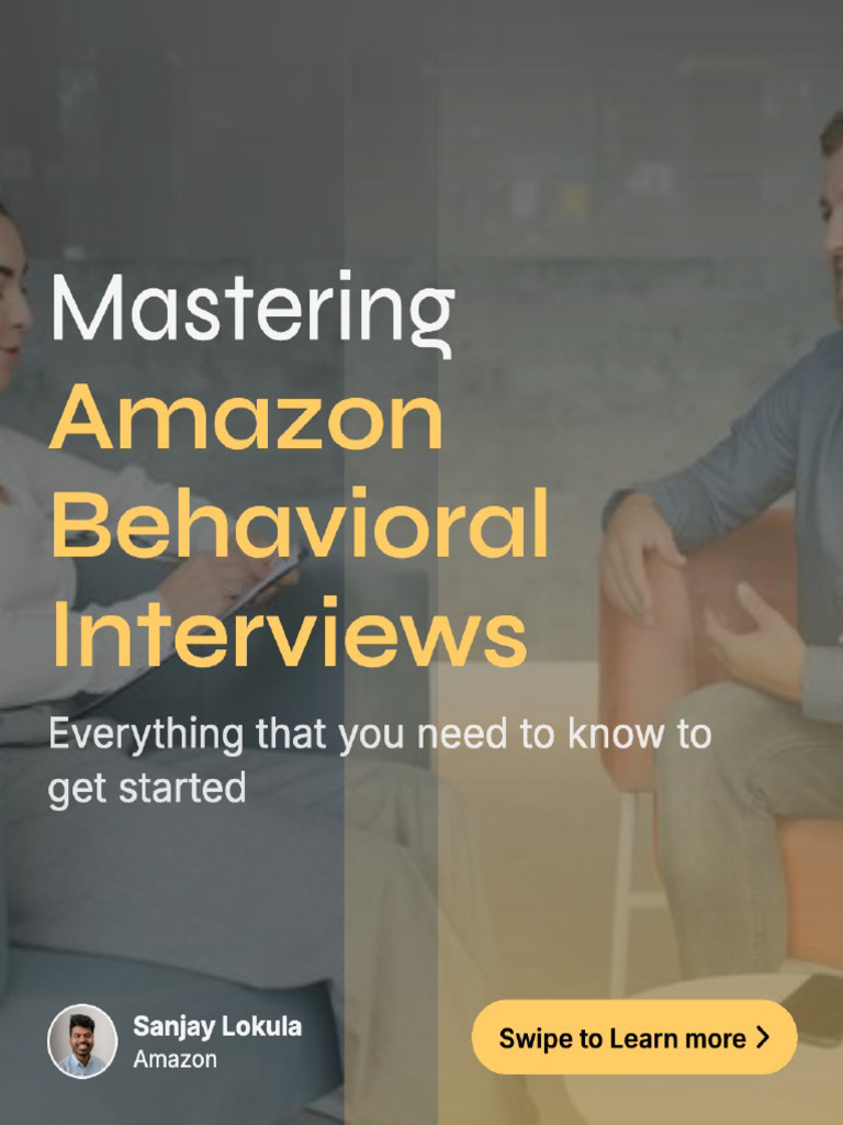Mastering Amazon Behavioral Interviews 1750362792 | PDF