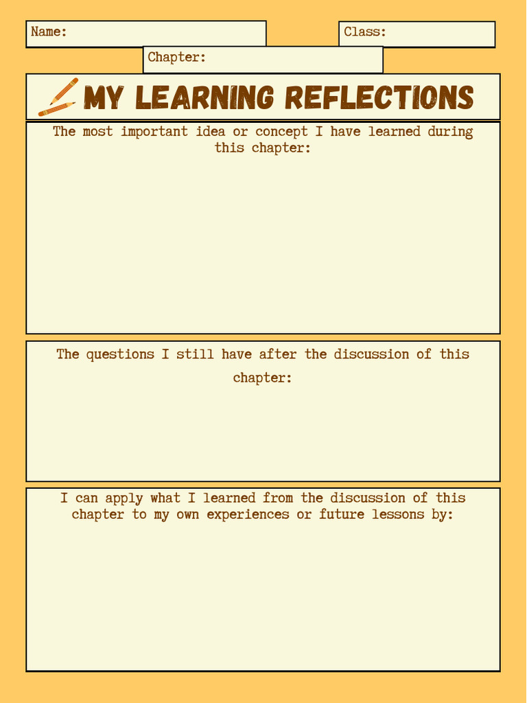 My Learning Reflection | PDF