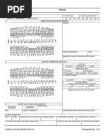 DD 2813 - Dental Exam Form | PDF | Periodontology | Dentistry