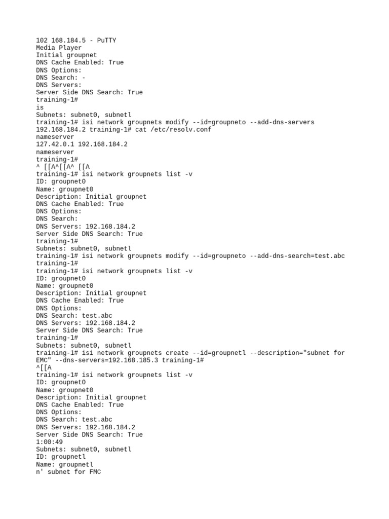 Initial Groupnet Configuration Guide | PDF