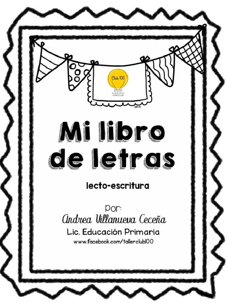 Libro de Letras Lecto Escritura de 200 Fichas en P 250801 165409 | PDF