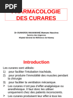 Pharmacologie des curares myorelaxants | PDF | Acétylcholine | Synapse