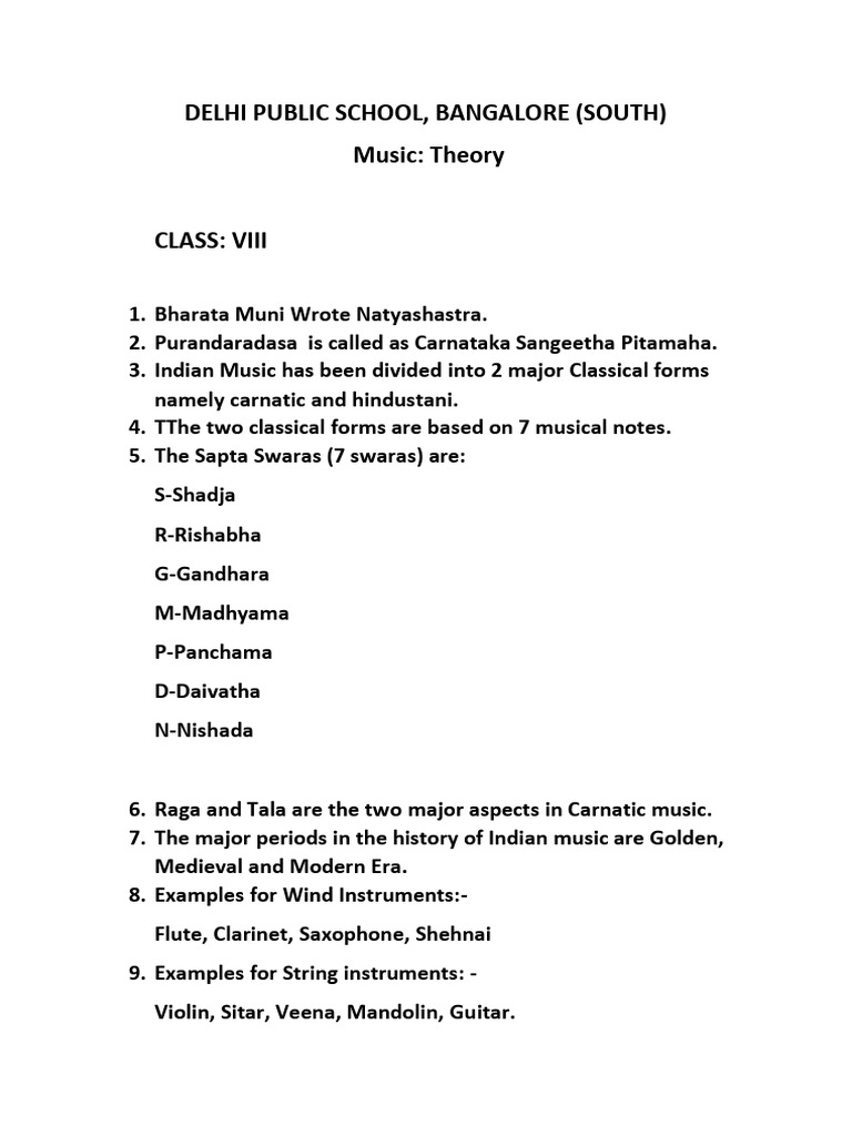 Grade 8 - Music Theory | PDF
