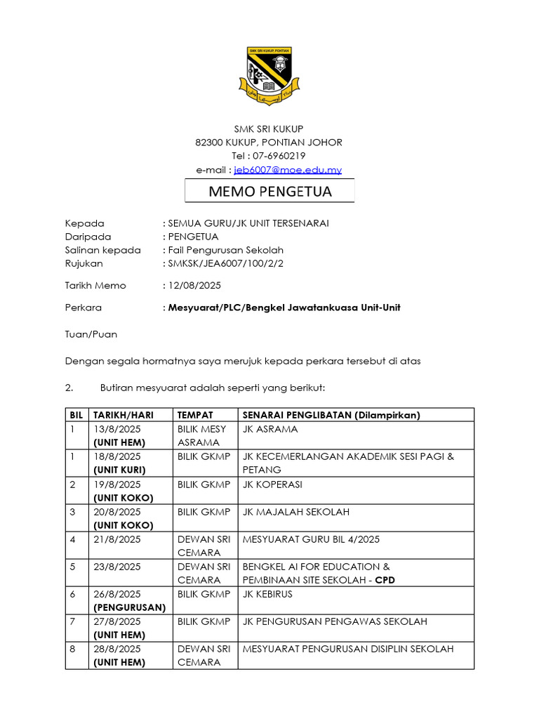 Memo PLC Unit | PDF