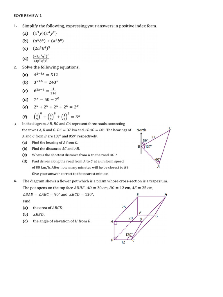 Practice Math Questions 2 | PDF
