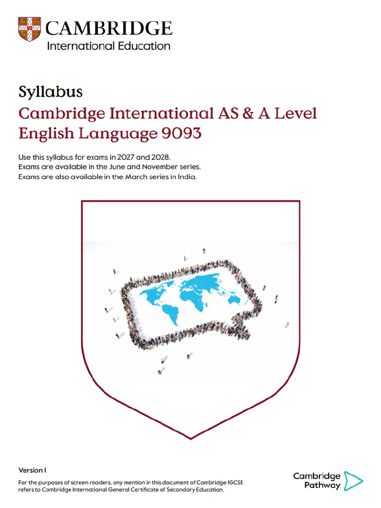 A Level Syllabus 2027-2029 | PDF