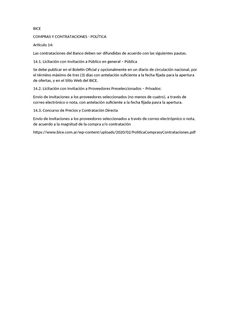 Bice | PDF