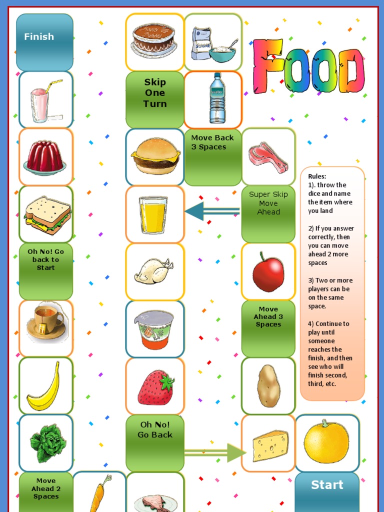 Food Board Game | PDF