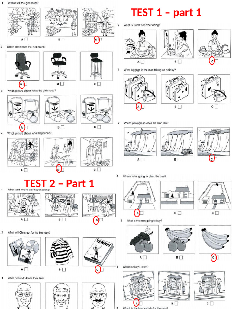 Listening Test Part 1 Overview | PDF