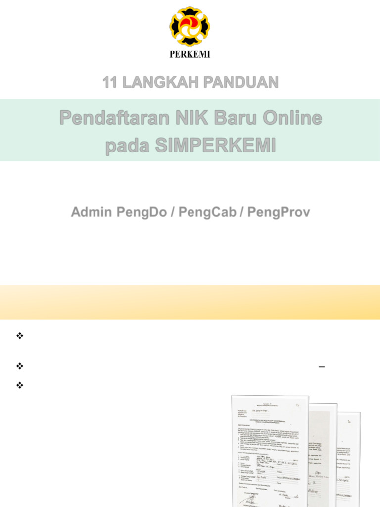 Panduan Pendaftaran NIK Baru Online | PDF