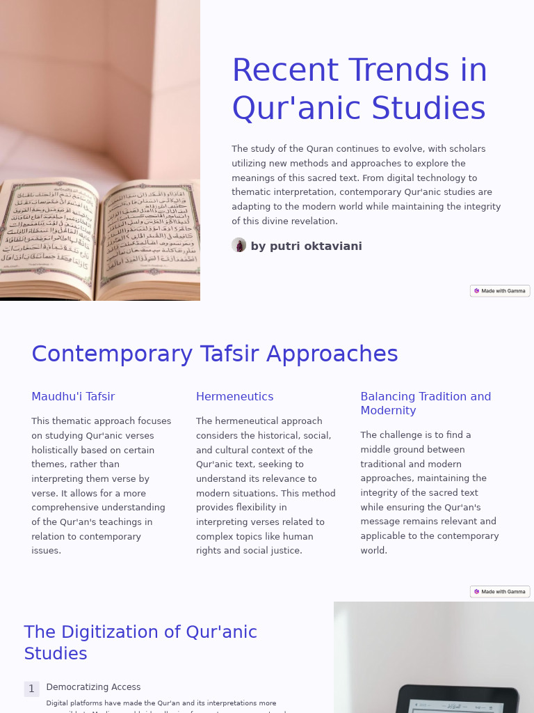 Latest Trends in Qur'anic Studies | PDF | Quran | Islam