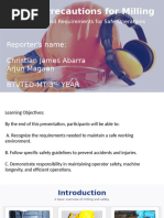 SS WHS SAF 000 Safe Operating Procedure Milling Machine | PDF ...