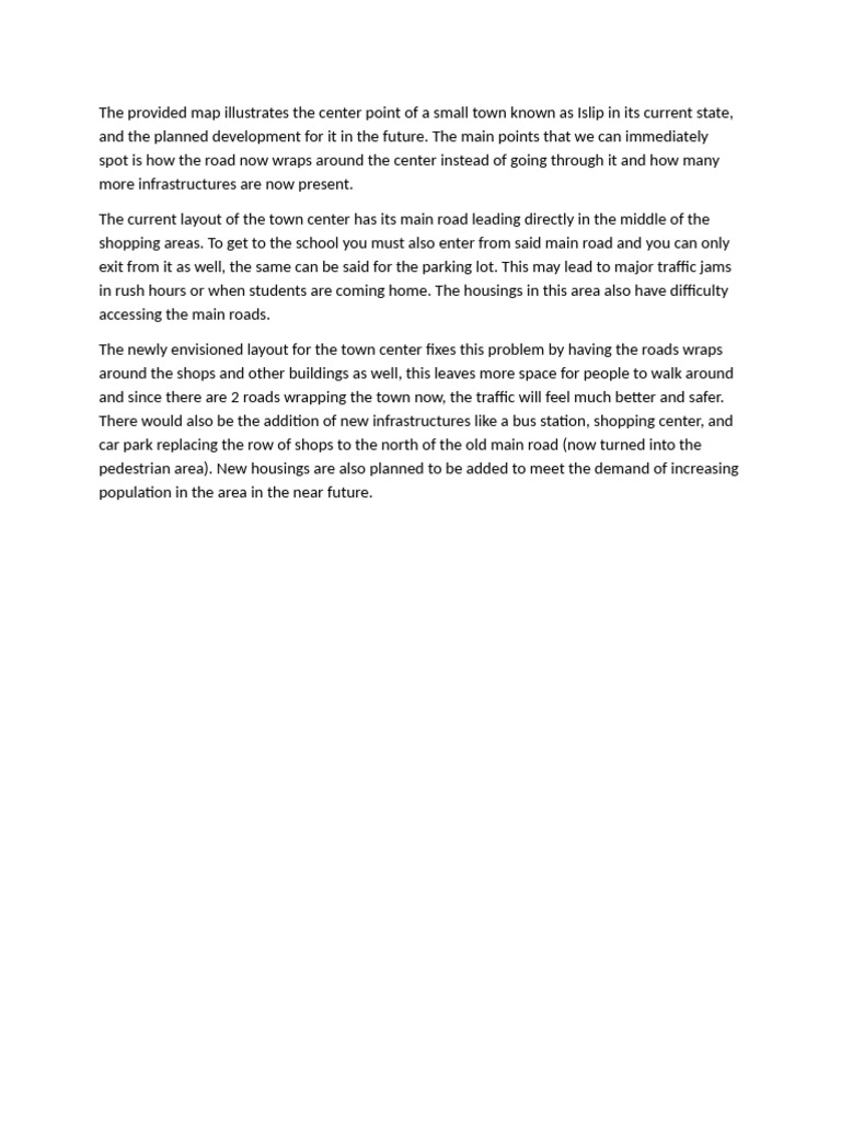 Cambridge 12 - Test 6 - Writing Task 1 - Map - Cẩm Hào - 13.7.2025 | PDF