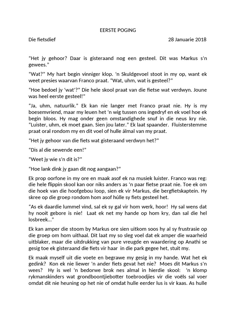 Bloemfontein Opstel | PDF