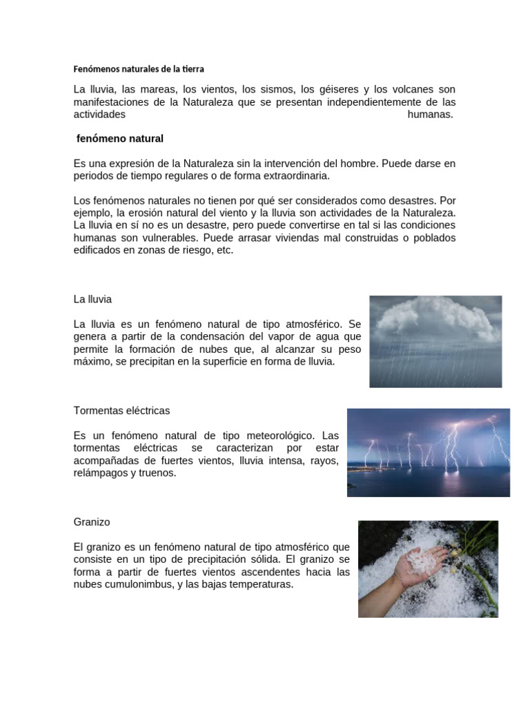 Fenómenos Naturales y su Impacto | PDF | Temblores | Tsunami