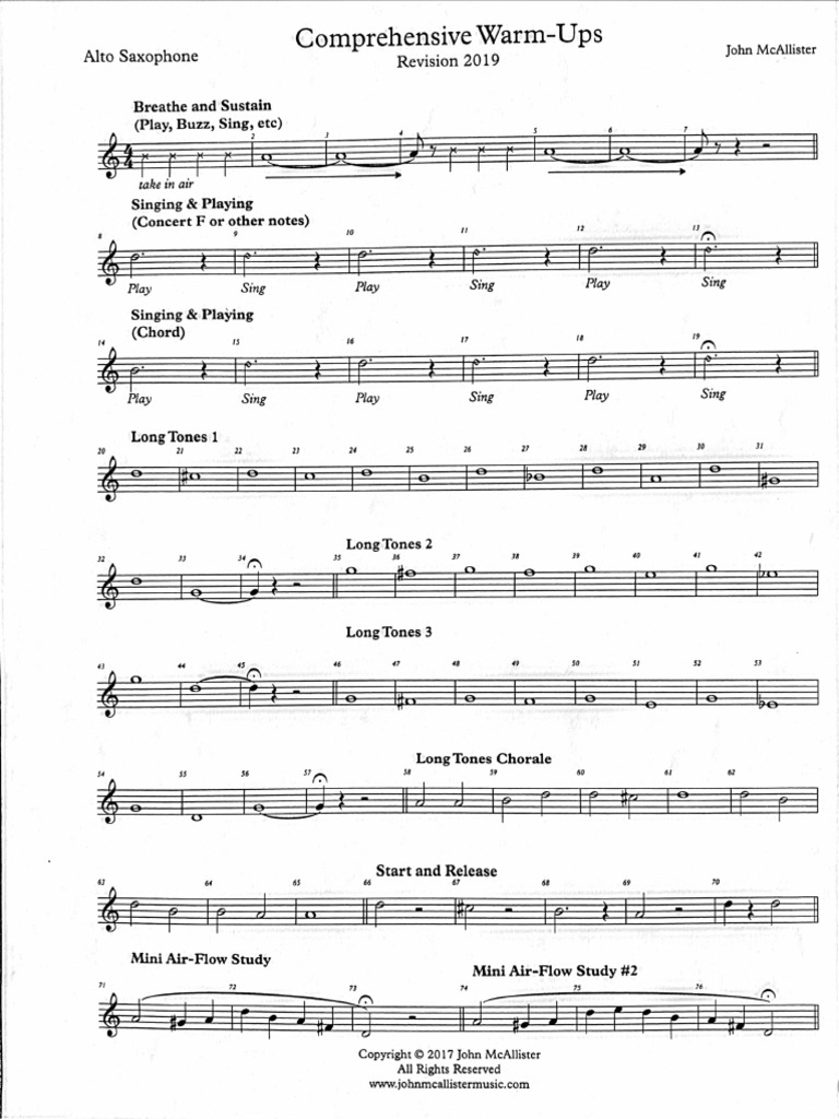 Comprehensive Warm Ups | PDF