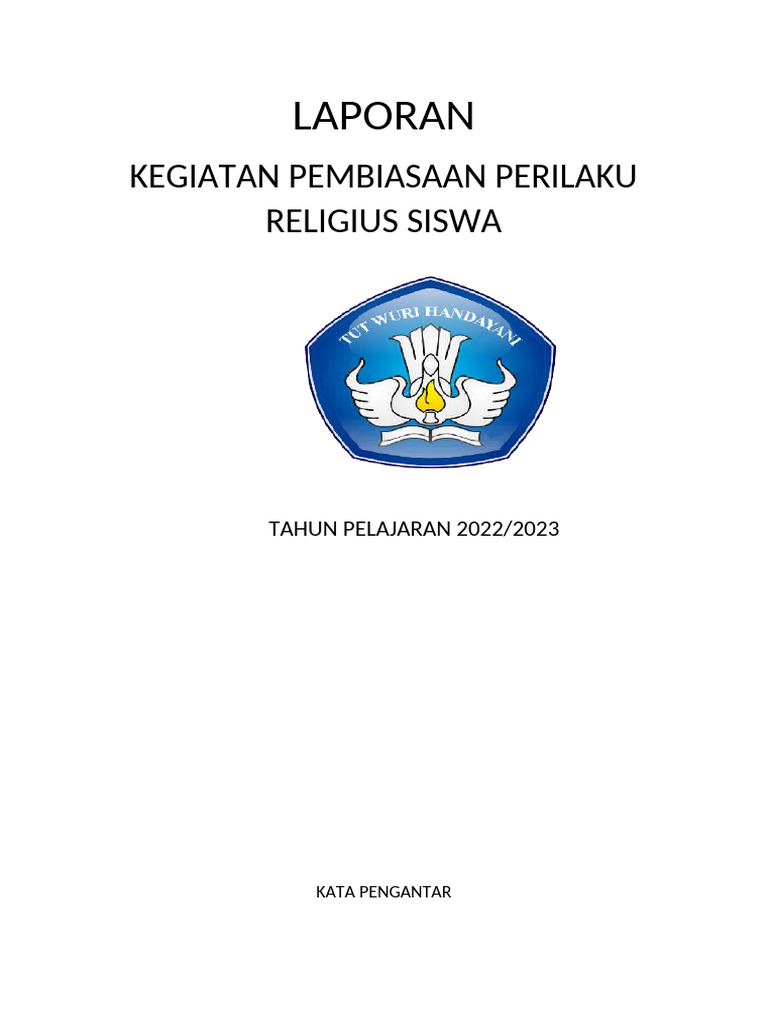 Pembiasaan Perilaku Religius Siswa 2022/2023 | PDF