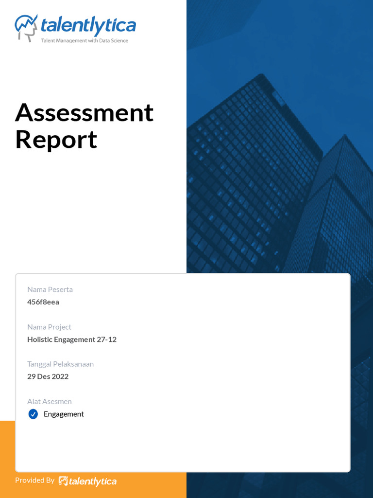 Contoh Report Engagement | PDF