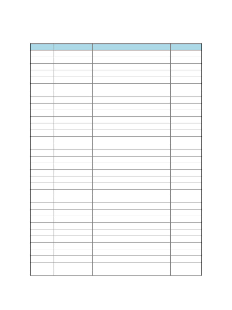 HSK1 150 Words 3 Days Table | PDF