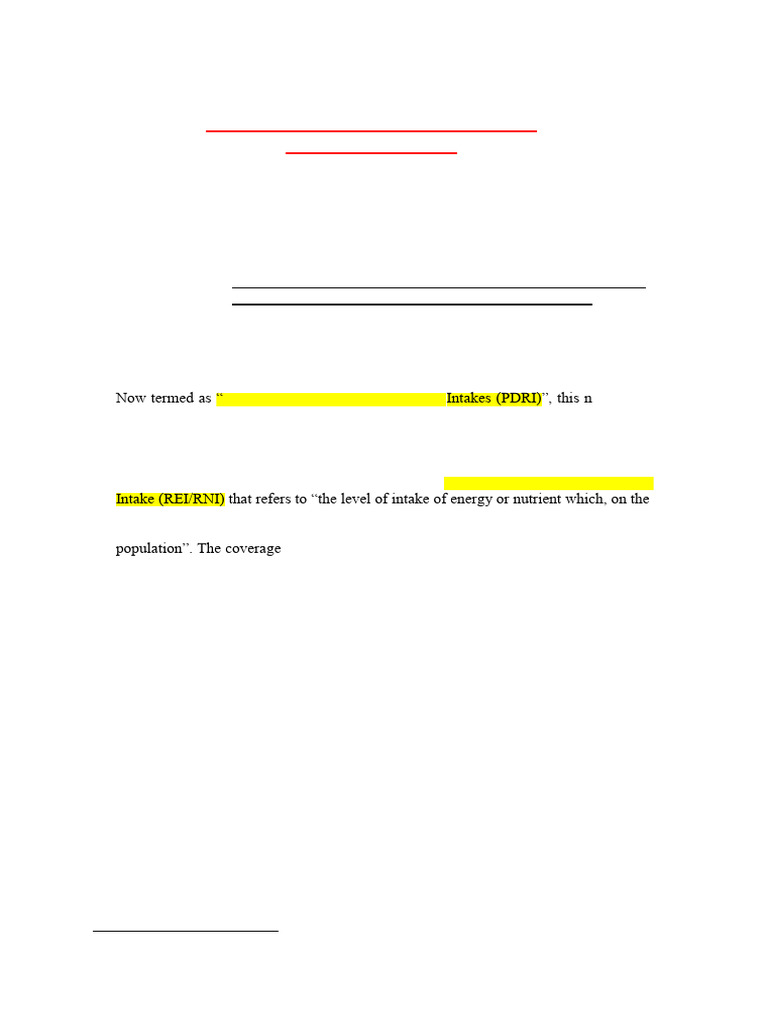 Pdri 2015 | PDF | Nutrition Facts Label | Nutrition