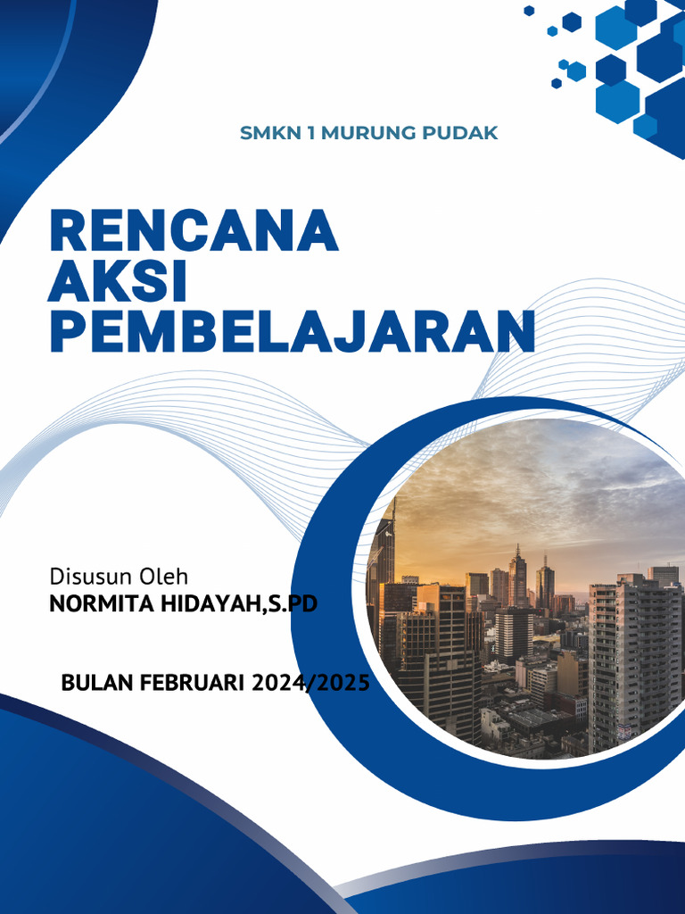 Biru Dan Putih Modern Cover Proposal Pemasaran A4 Dokumen | PDF