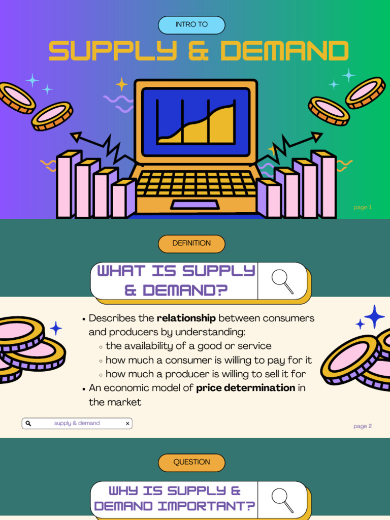 Understanding Supply and Demand Basics | PDF | Supply (Economics ...