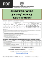 Class 10 Physics Notes Chapter 1 | PDF