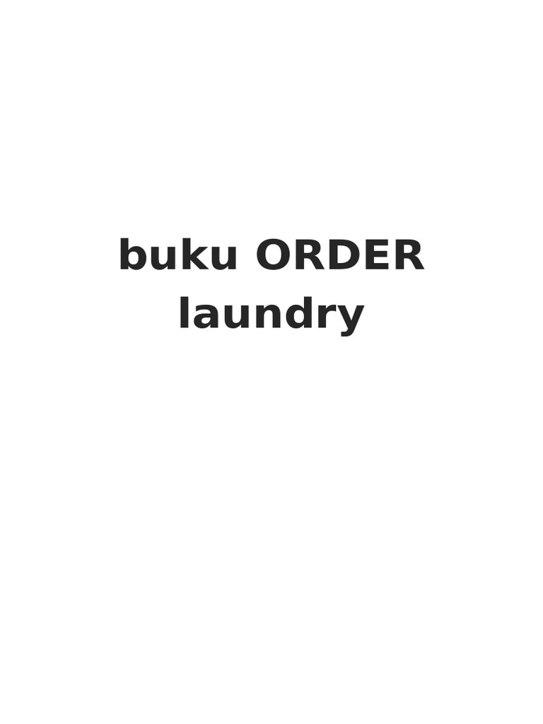 Buku Laporan | PDF
