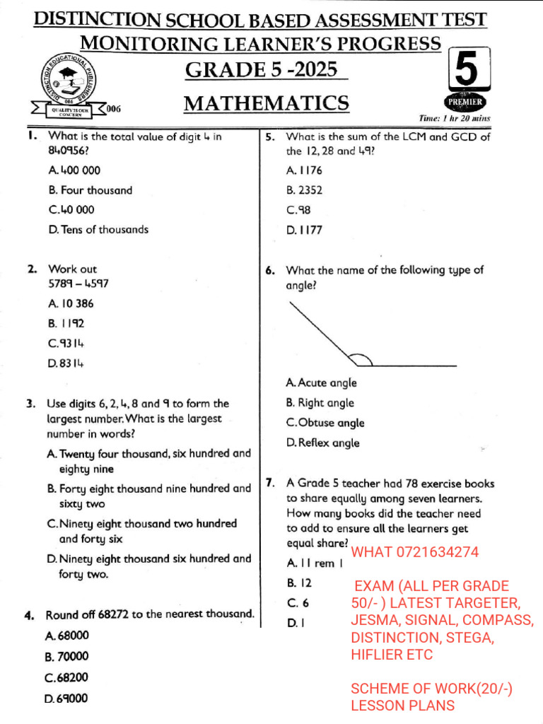 Grade 5 006 Distinction 012 - Sign | PDF