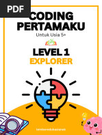 Lembar Kerja Coding TK Bentuk | PDF