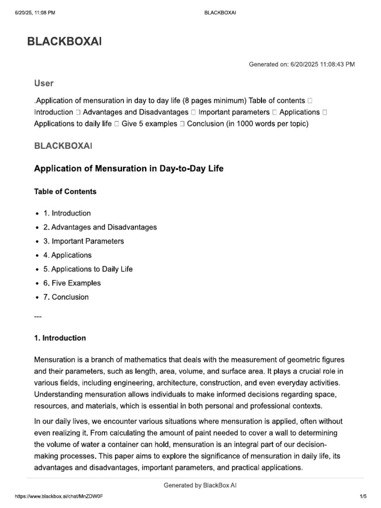 Maths Part 1 | PDF