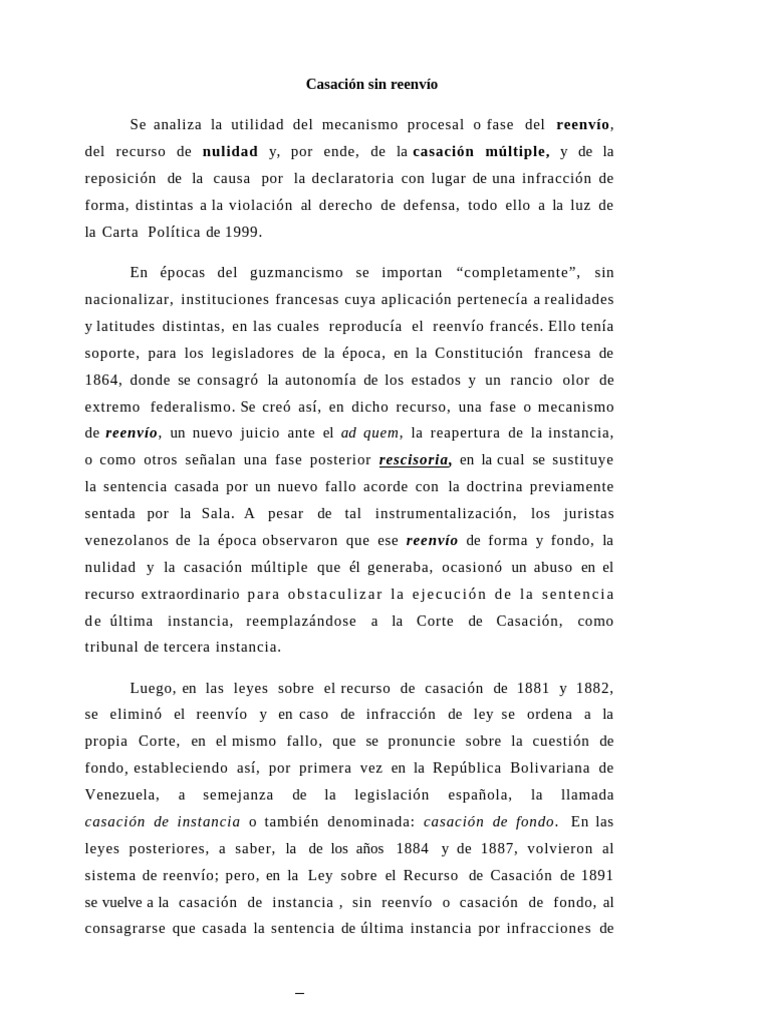 SCC #510-Resumen Casacion Sin Reenvio | PDF | Sentencia (ley ...