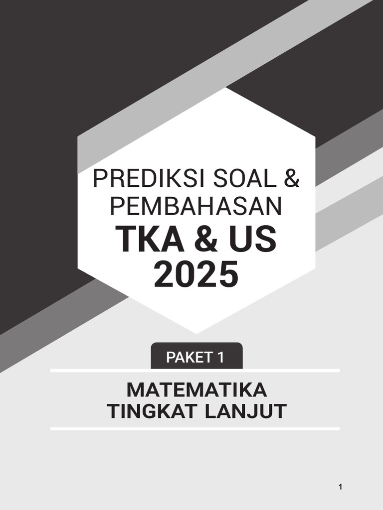 Soal-Soal TKA Mata Pilihan 2025 | PDF