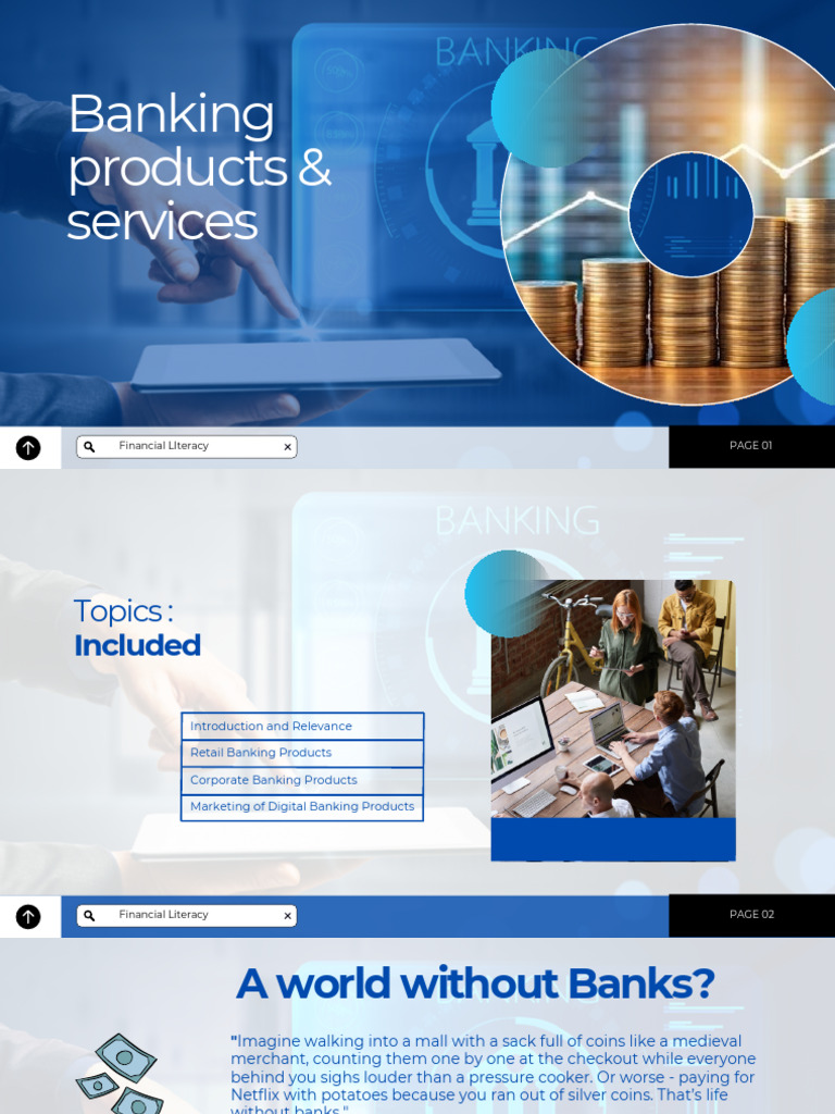 Banking Products & Services | PDF | Banks | Customer Relationship ...