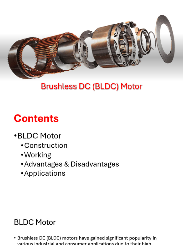 Brushless DC (BLDC) Motor | PDF | Electric Motor | Electric Power