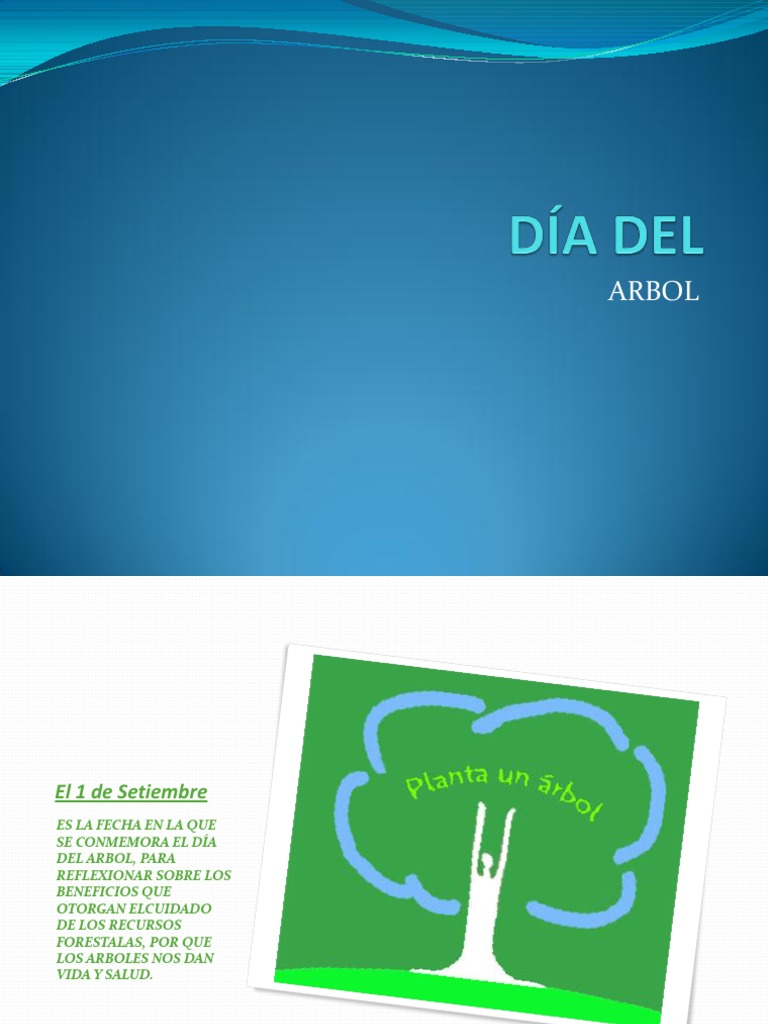 DÍA DEL Arbol | PDF | Estudios de idiomas extranjeros | Hogar ...