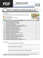 Buenas y malas acciones en el aula | PDF