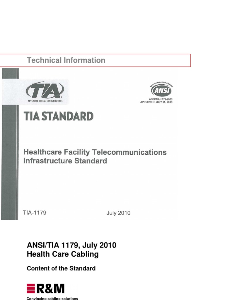 Technical Information TI ANSI TIA 1179 e | PDF | Technology & Engineering