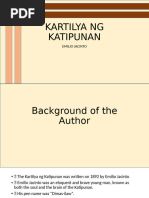 Content and Contextual Analysis Kartilya NG Katipunan PDF | PDF