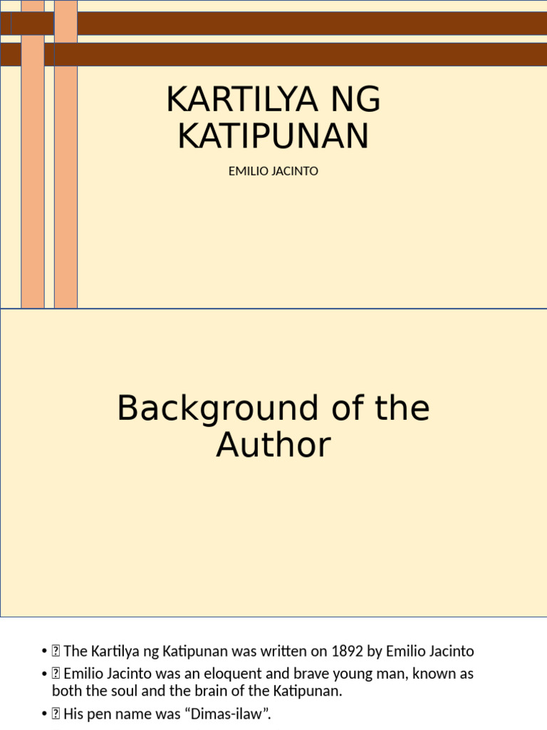 Principles of the Kartilya ng Katipunan | PDF