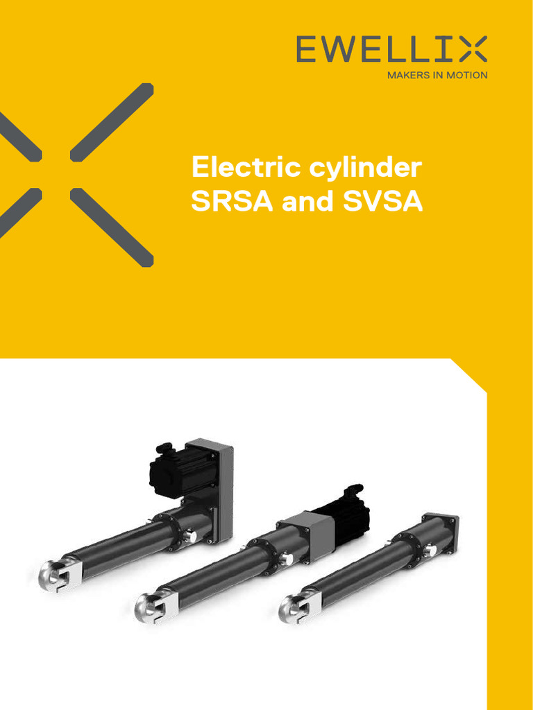 IL 06011 1 EN May - 2020 - Electric - Cylinders - SRSA SVSA | PDF ...