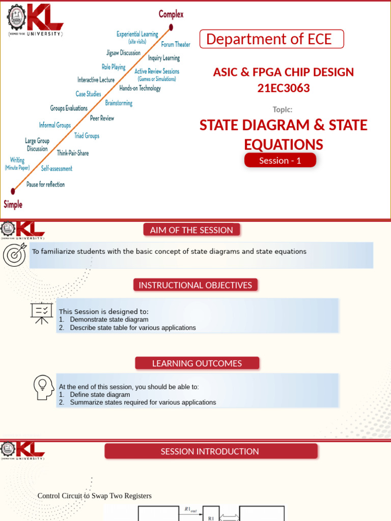 State Diagrams & Equations in ECE | PDF | Field Programmable Gate Array ...