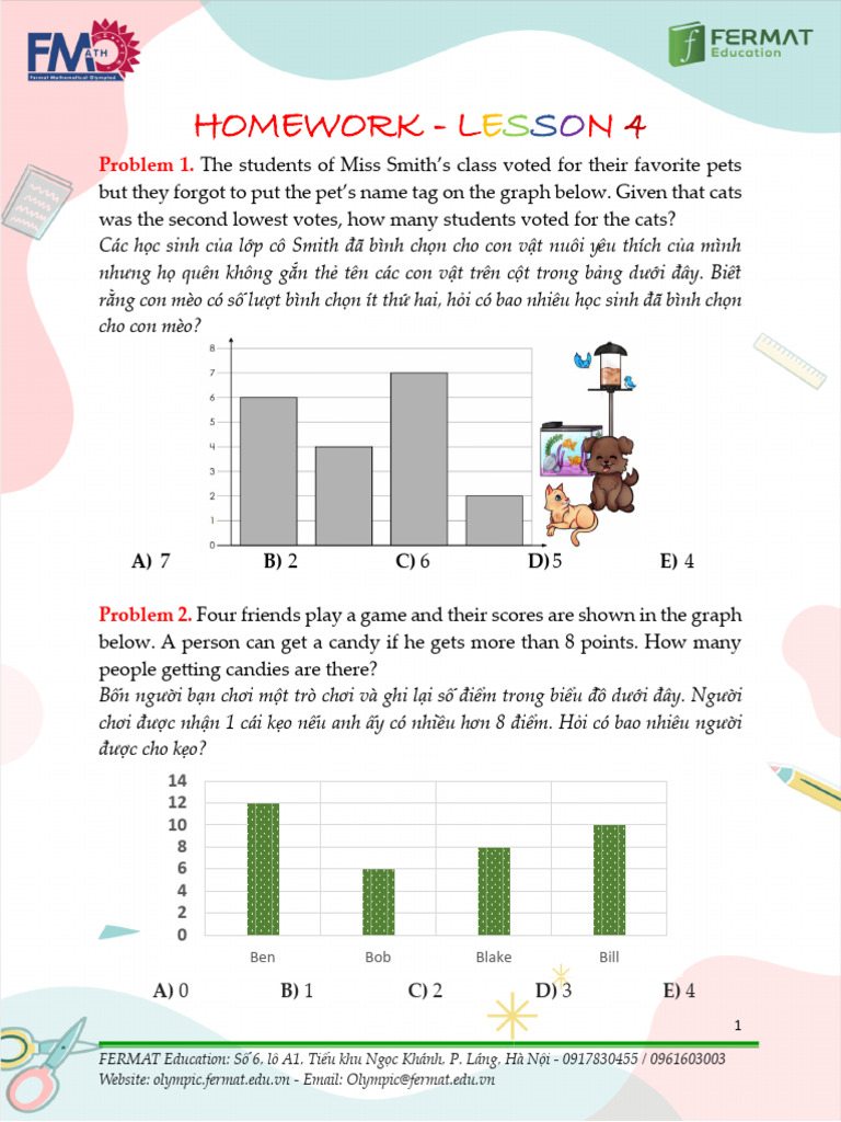 Lesson 4. Homework | PDF