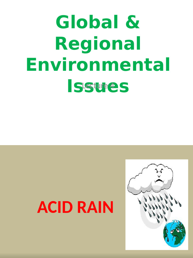 Lec-4 (Environmental Issues) | PDF | Chlorofluorocarbon | Ozone Depletion